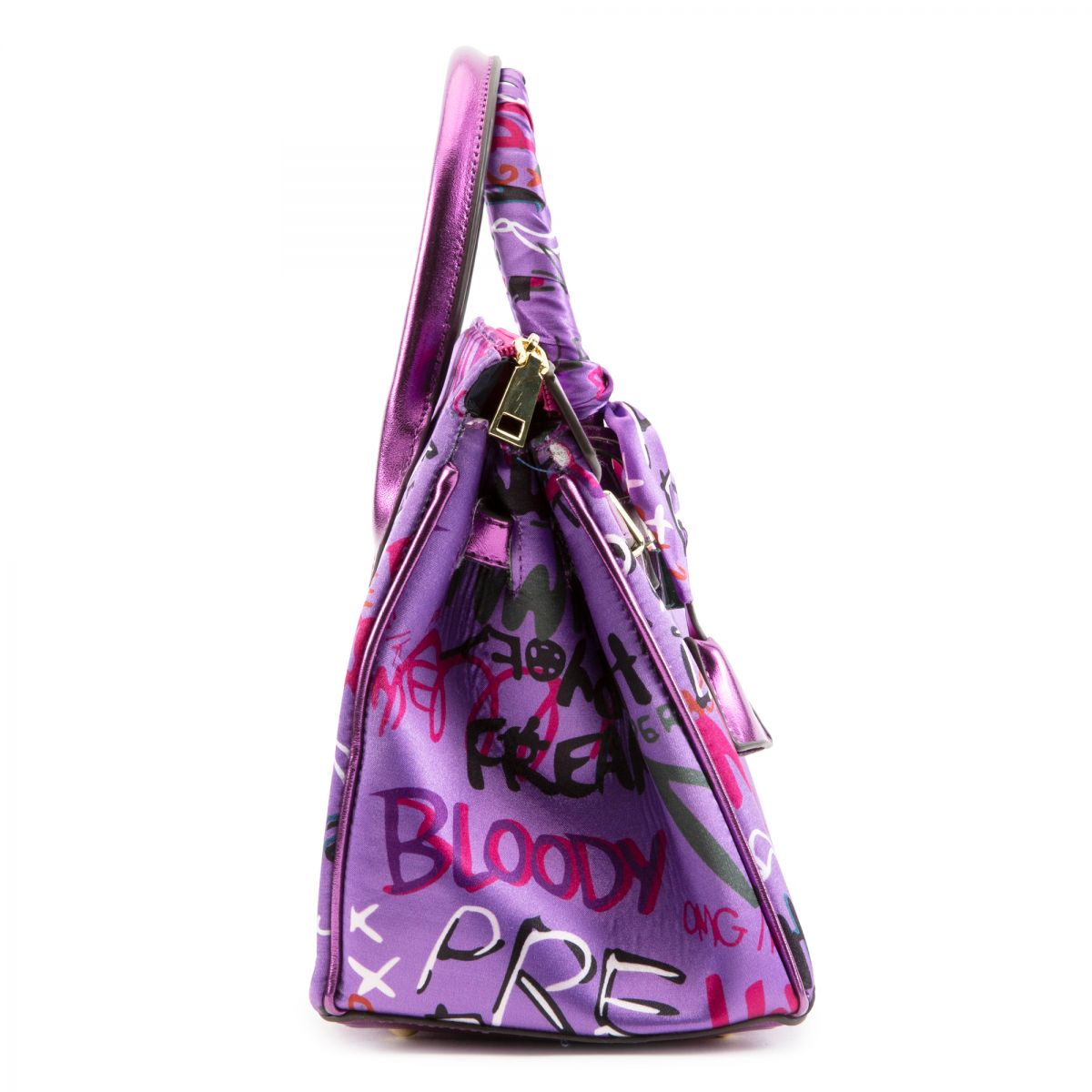 MATA GROUPS USA Graffiti Tote Handbag MT-00002-PURGRF - Karmaloop