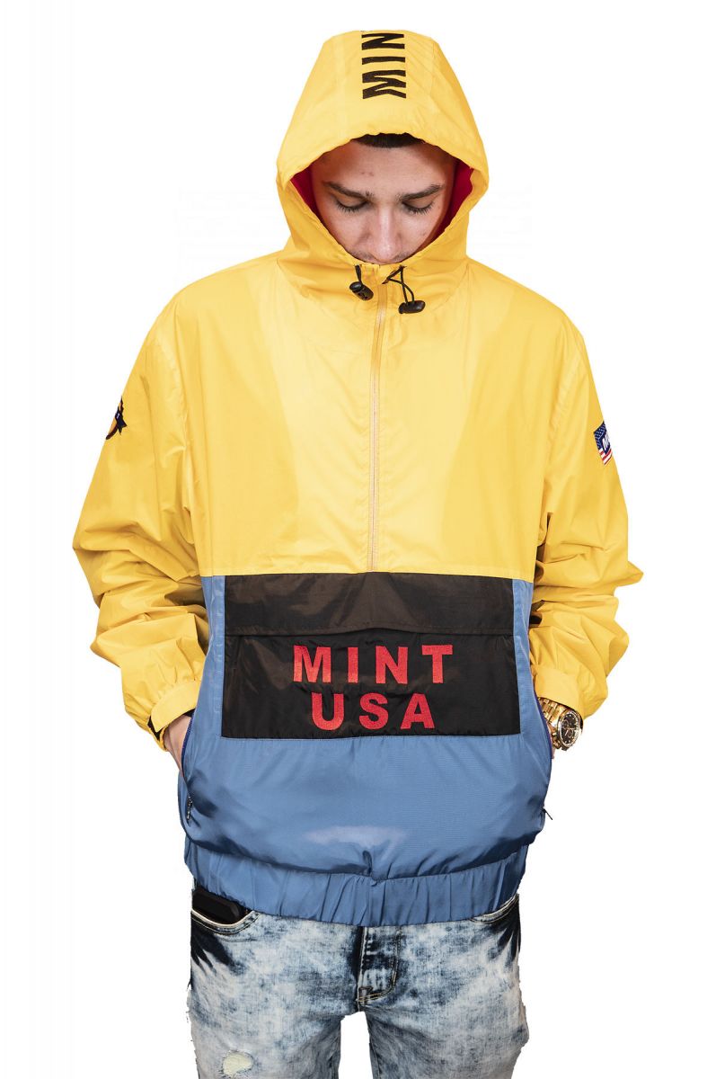 MINT Mint Windbreaker Anorak Snow Jacket MWBASB-YL - Karmaloop