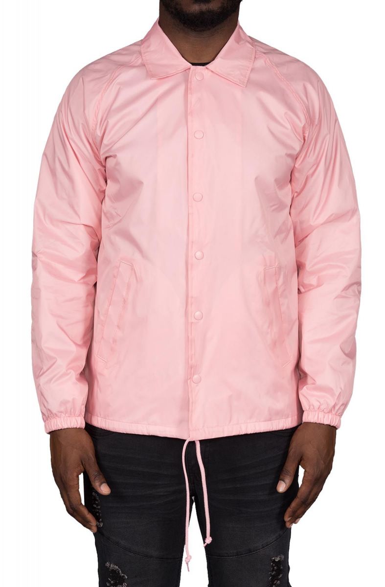 SEIZE&DESIST Phil Coaches Jacket (Pink) SD3051-PINK - Karmaloop