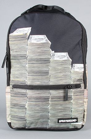 The Money Stacks Backpack in Black
