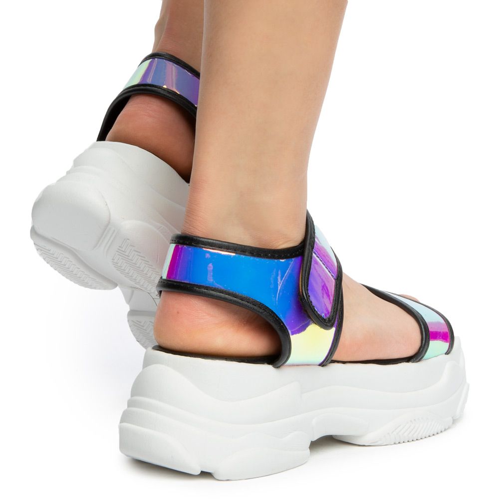 YOKI STAR-12 PLATFORM SANDALS STAR-12-BLK - Karmaloop