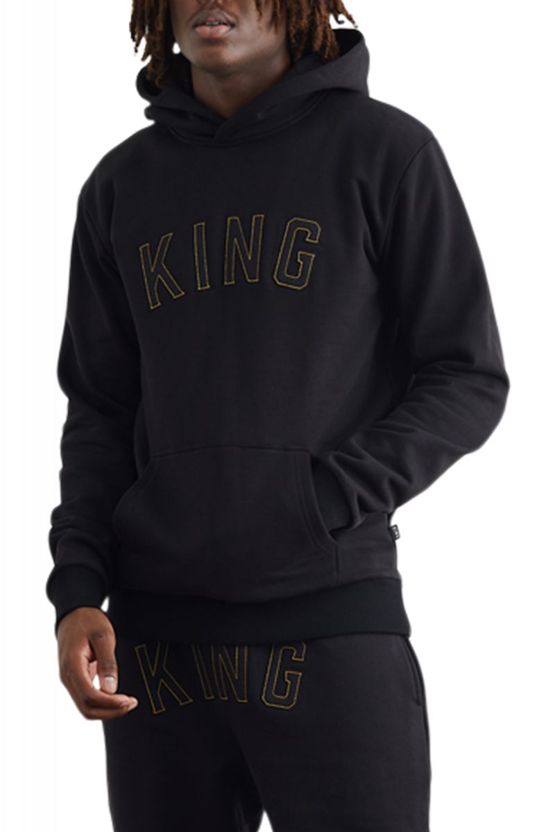 KING APPAREL Staple Tracksuit Hoodie - Black AW22-STTTB - Karmaloop