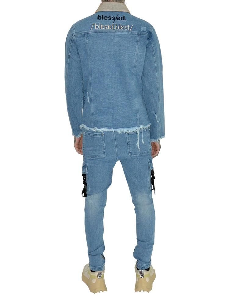 THE HIDEOUT CLOTHING Blessed Denim Jeans HDTCLTHNG-943083 - Karmaloop