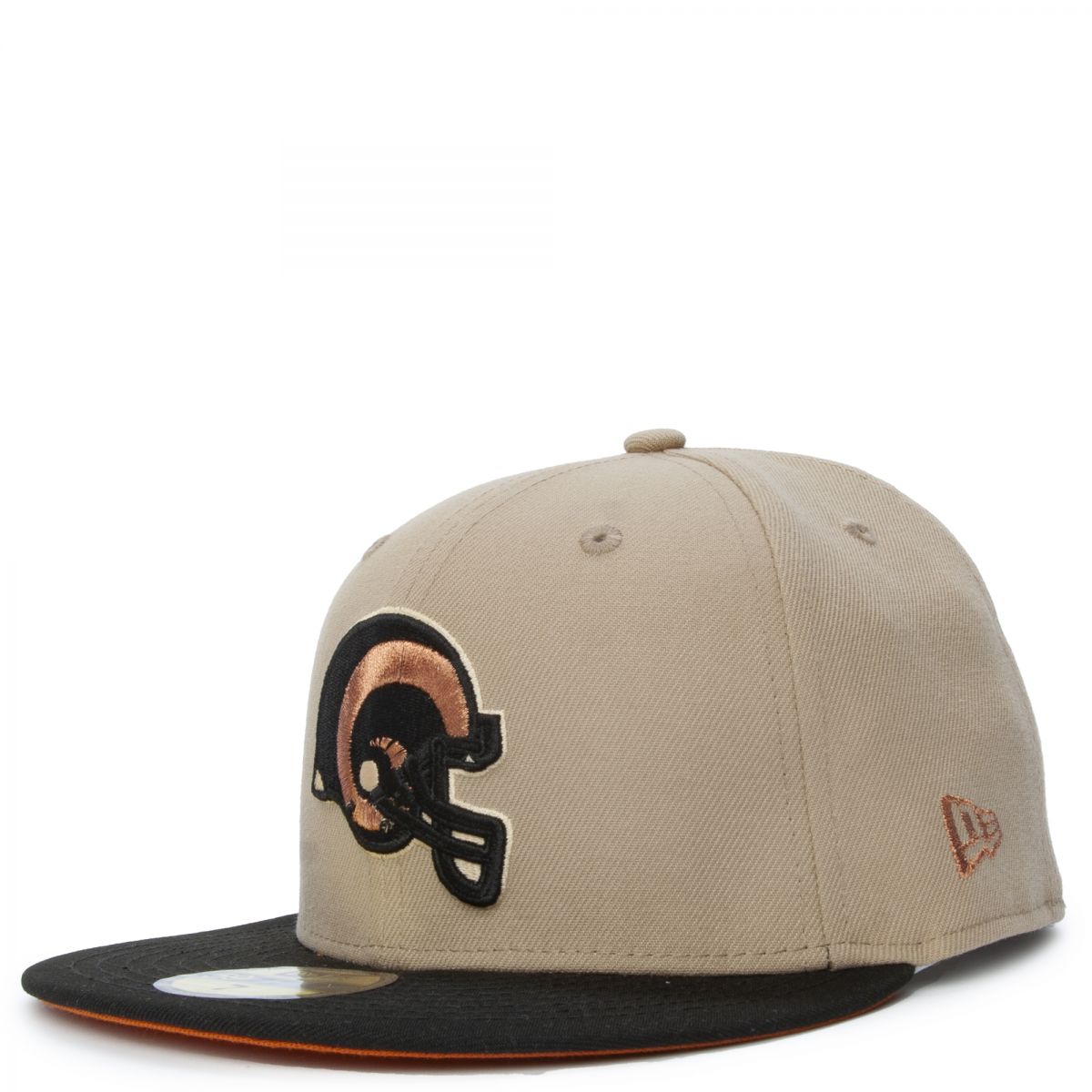 NEW ERA CAPS Los Angeles Rams 75th Anniversary Patch 59FIFTY Fitted Hat ...