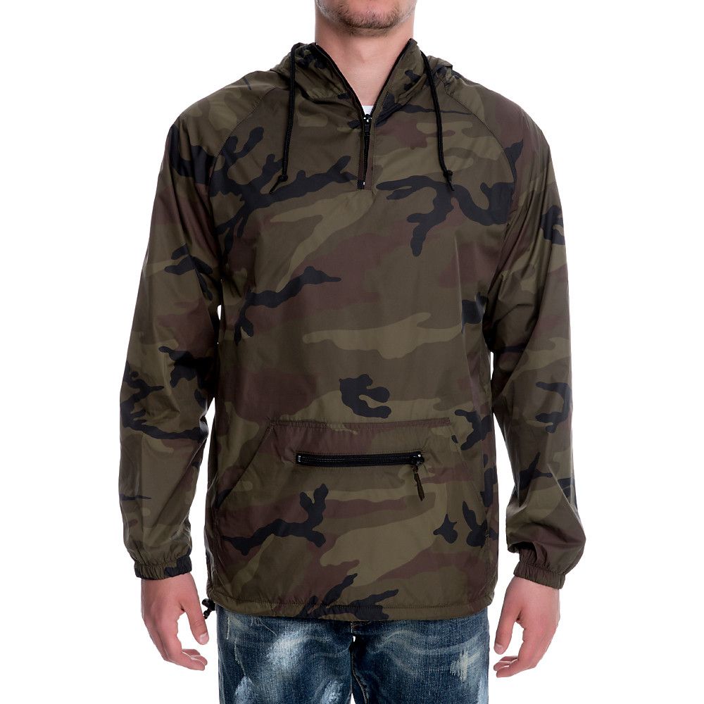 FBRK Men's Nylon Anorak Jacket S-514 - Karmaloop