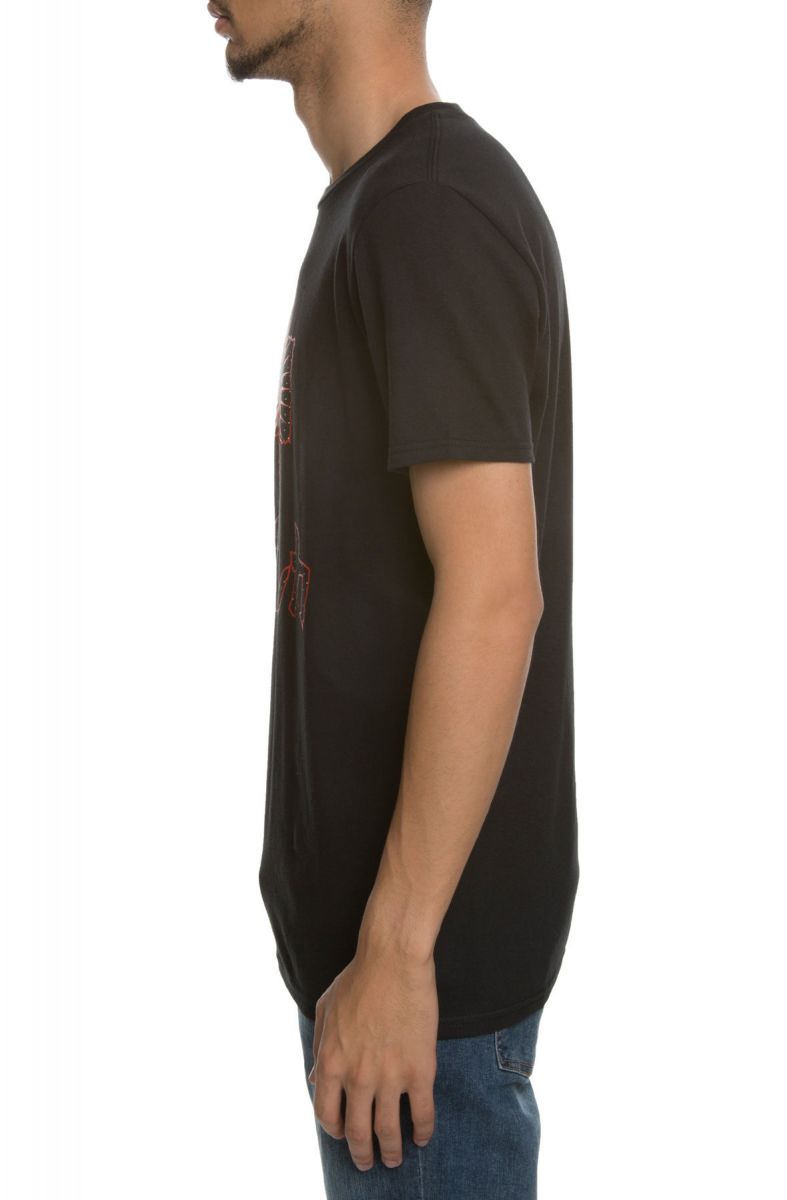 PINK DOLPHIN The Psych Promo Tee in Black OH11711PPBL - Karmaloop