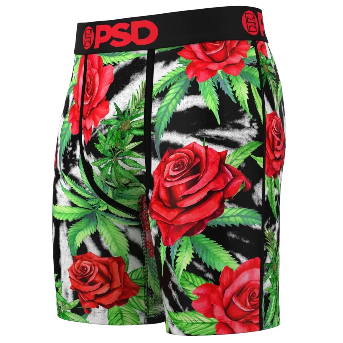 PSD UNDERWEAR Red Rose Buds Boxer Briefs 224180036 - Karmaloop