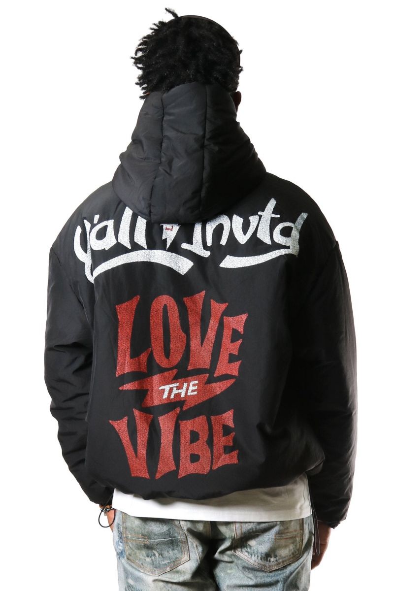 KLEEP KOALA Padded Crop Style Nylon Pullover Jacket KLP-F4DBD8 - Karmaloop
