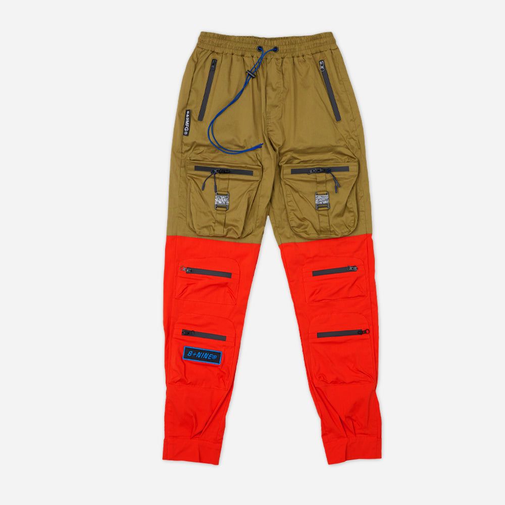 8&9 MFG CO. Combat Nylon Pants Gator PSCOMORG-ORANGE - Karmaloop