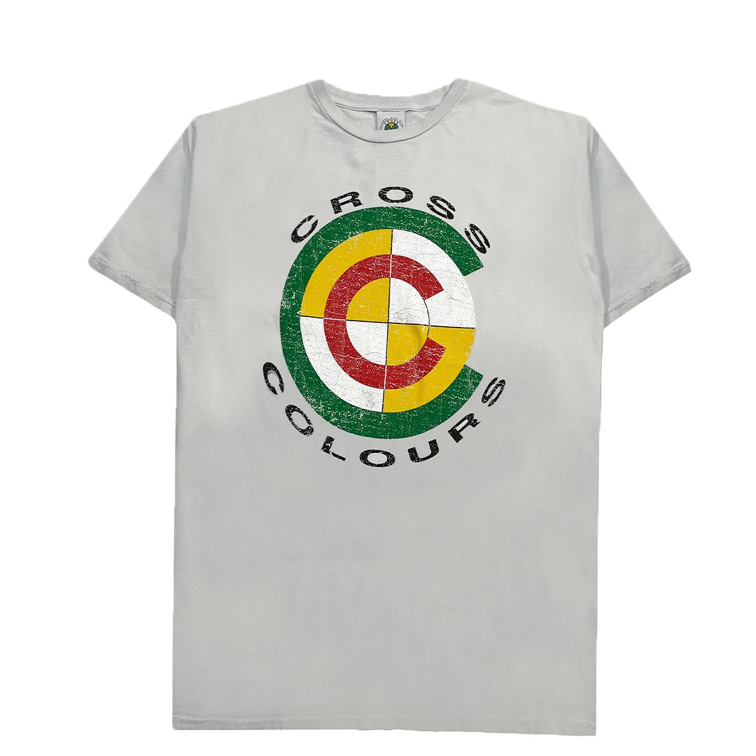 CROSS COLOURS Vintage Cross Hairs T-shirt - Pigment White CL10017CSH ...