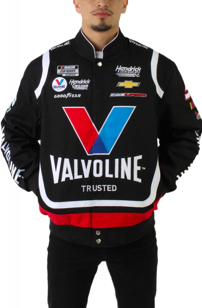 JH DESIGN Valvoline Racing Jacket KLO303VA23-BLK-RED - Karmaloop