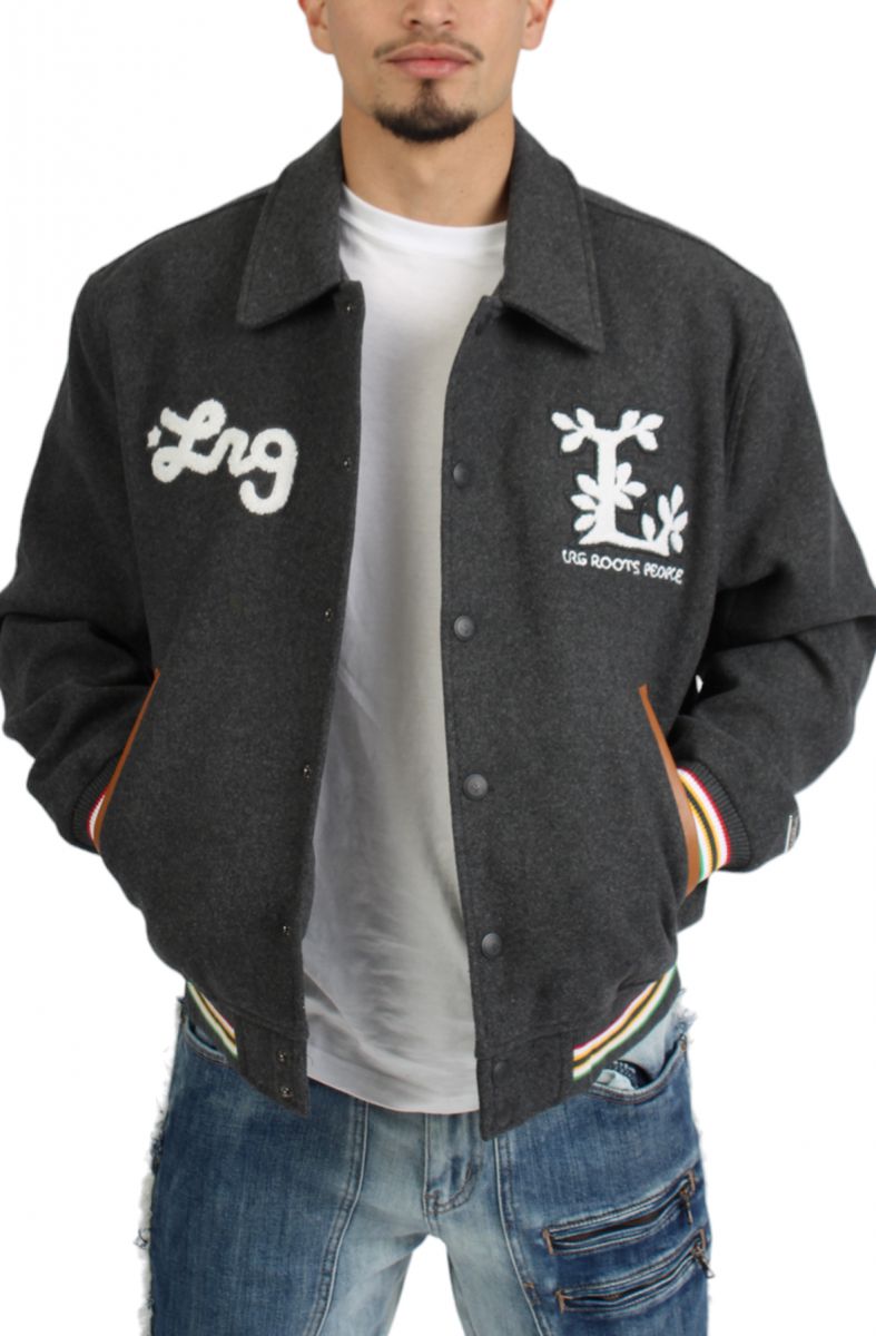 LRG Team Roots People Wool Jacket L2PVMJLXX-CH40 - Karmaloop