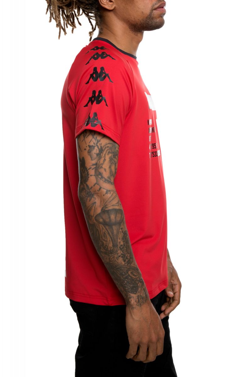 KAPPA Authentic Bastil in Red 304IBC0-957-RED - Karmaloop