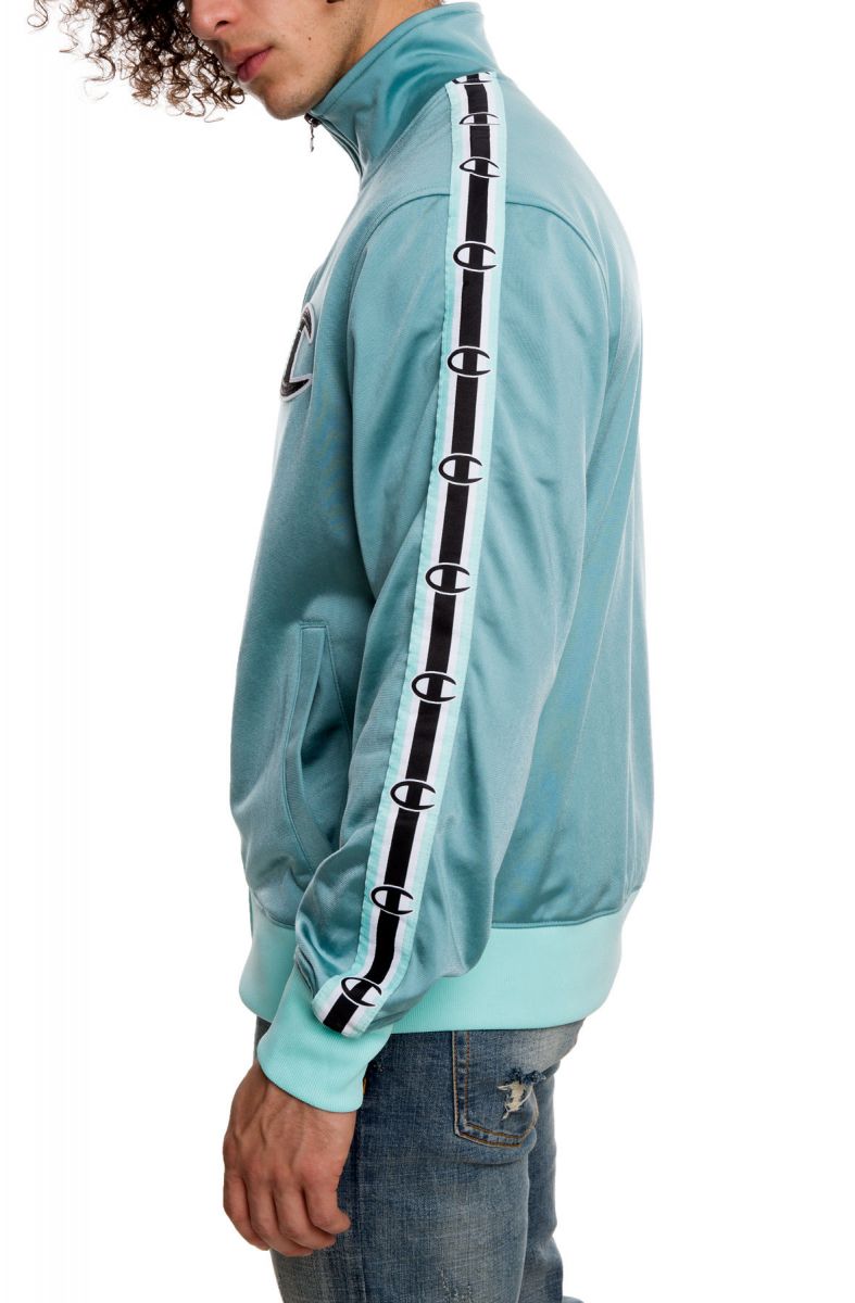 CHAMPION The Giant 'C' Taped seam track jacket in Eucalyptus Green ...