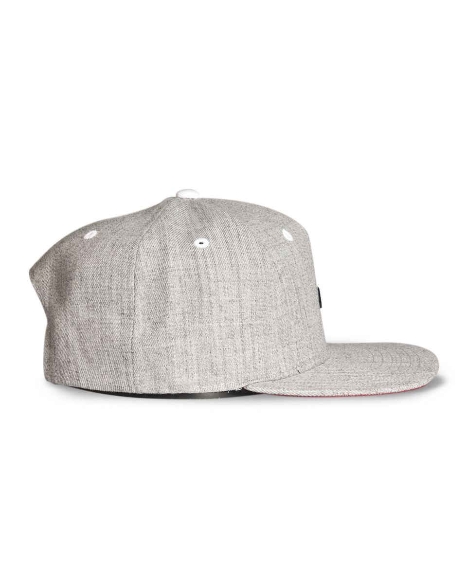 KING APPAREL Manor Snapback Cap - Stone Grey AW21-MCST-OS - Karmaloop