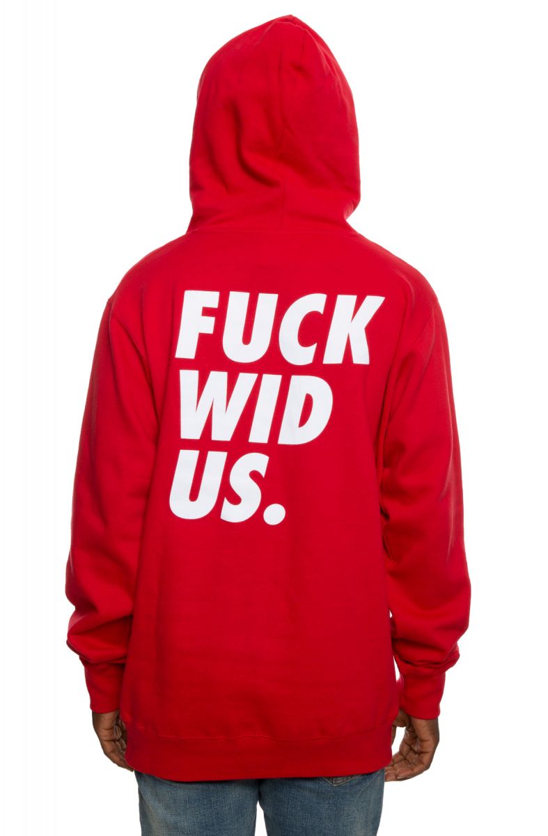 CROOKS AND CASTLES New Core FWU Hoodie in Red C1950107US-RED - Karmaloop