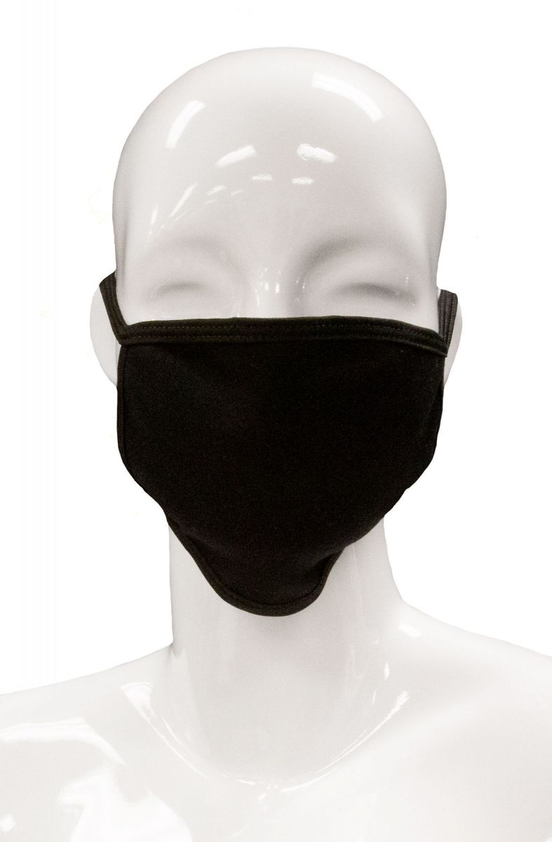 KILMOURE Black Basic Face Mask SCMASKBLK002 - Karmaloop