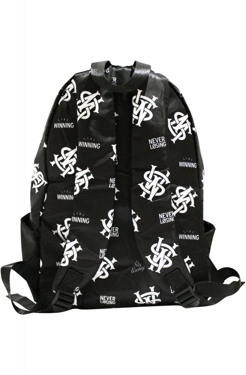 STAY WINNING Black Backpack SW-0306 - PLNDR