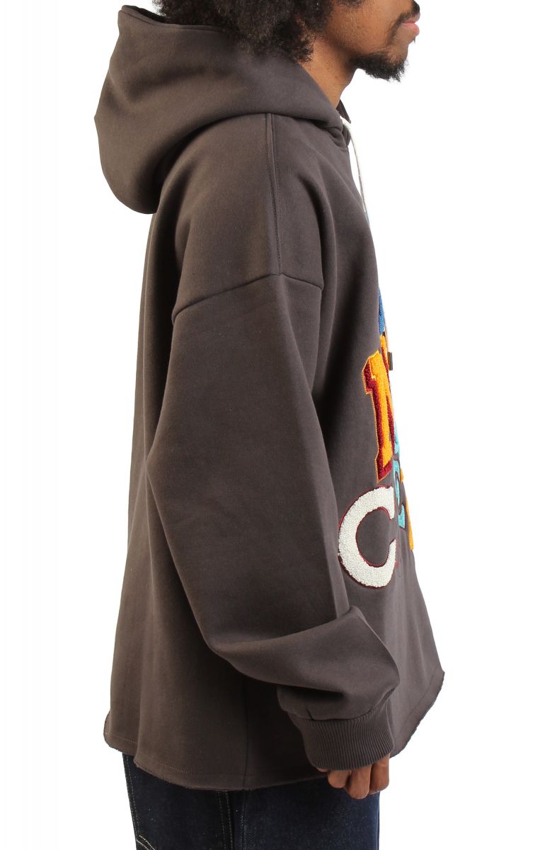 PAPER PLANES Letterman Hoodie 300489-CHRCL - Karmaloop