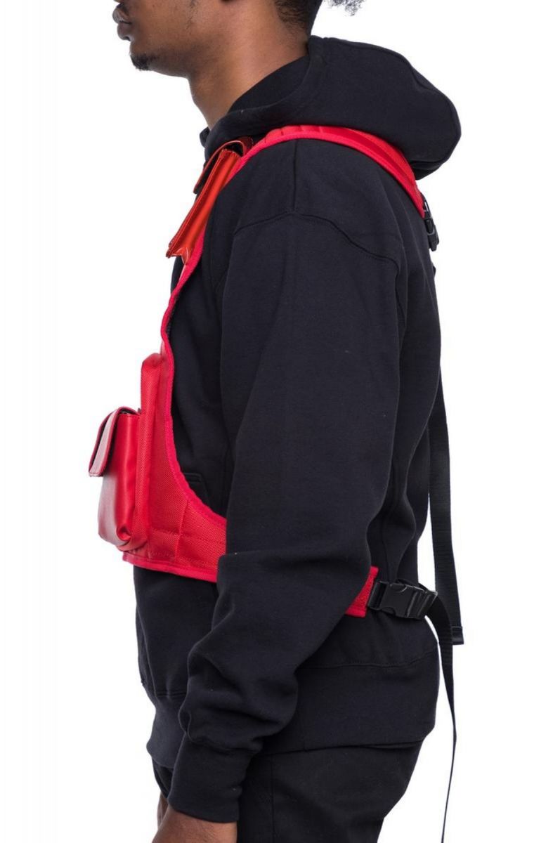 SEIZE&DESIST Chest Rig (Red) EP9350-RED - Karmaloop