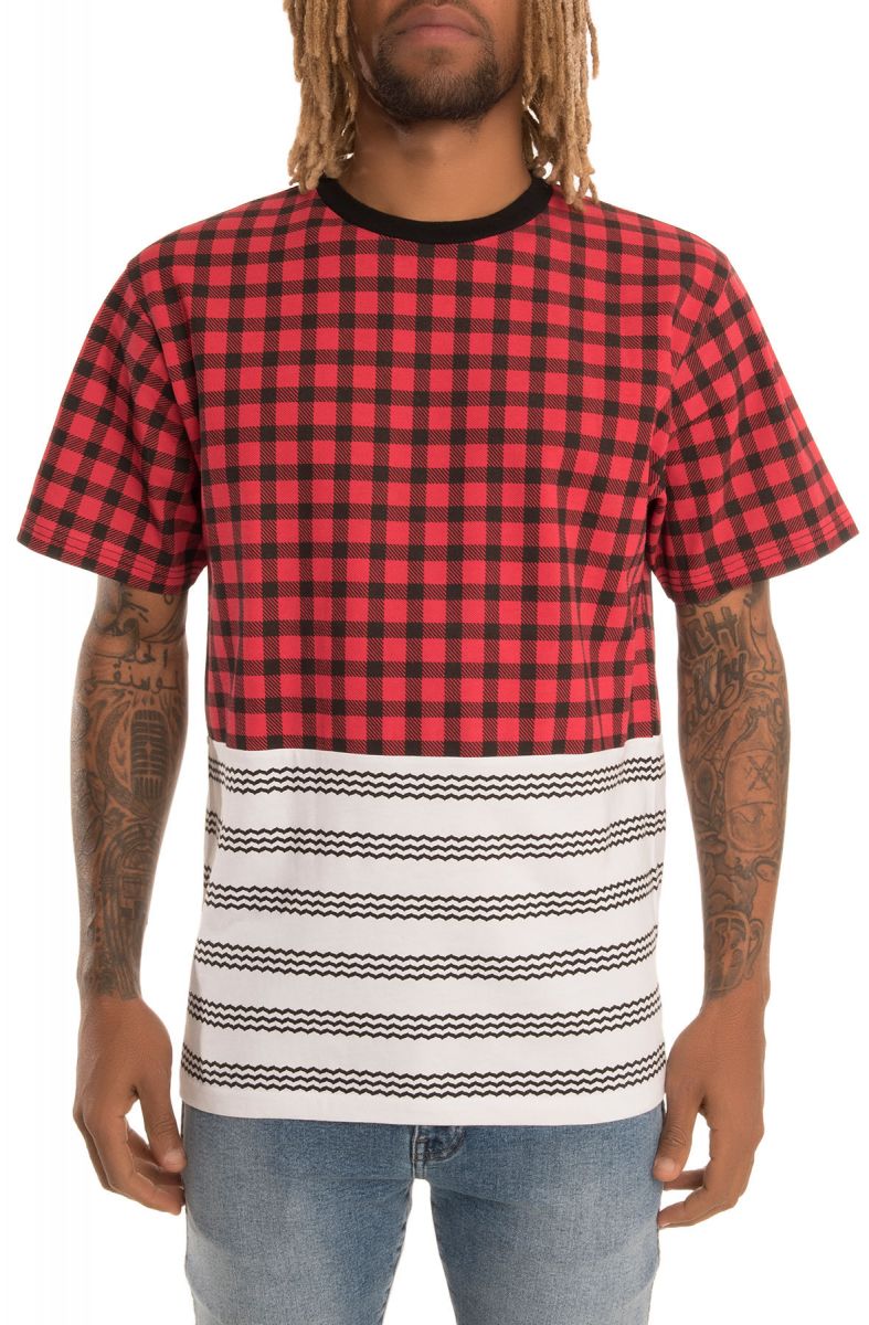 BLACK SCALE The Kaskar Tee in Red BS-SK028-RED - Karmaloop