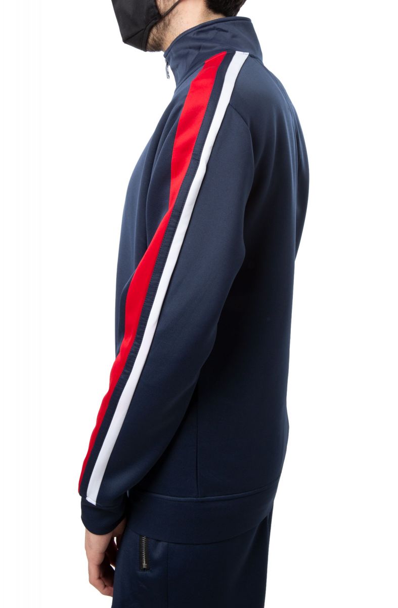 FBRK Double Stripe Jacket 9A1-500NAVY - Karmaloop