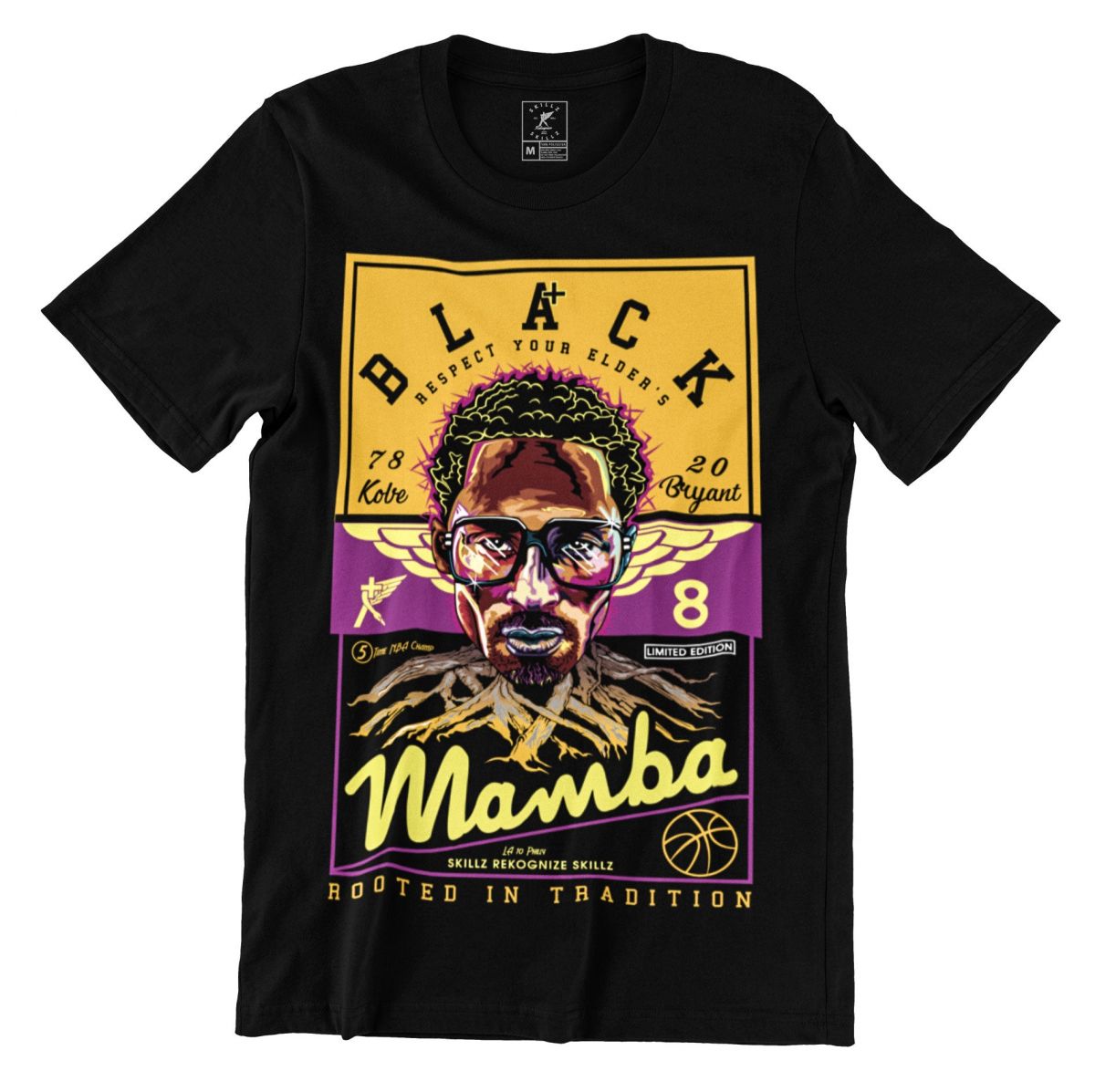 SKILLZ REKOGNIZE SKILLZ Mamba LA" Limited Edition Uni-Sex Tee SKLLZREK ...