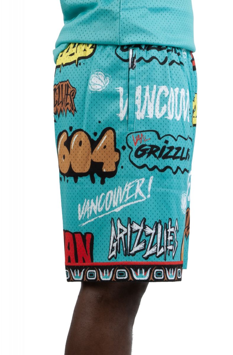 MITCHELL & NESS NBA Slap Sticker Swingman Shorts PFSW4769-VGR98PPPTEAL ...