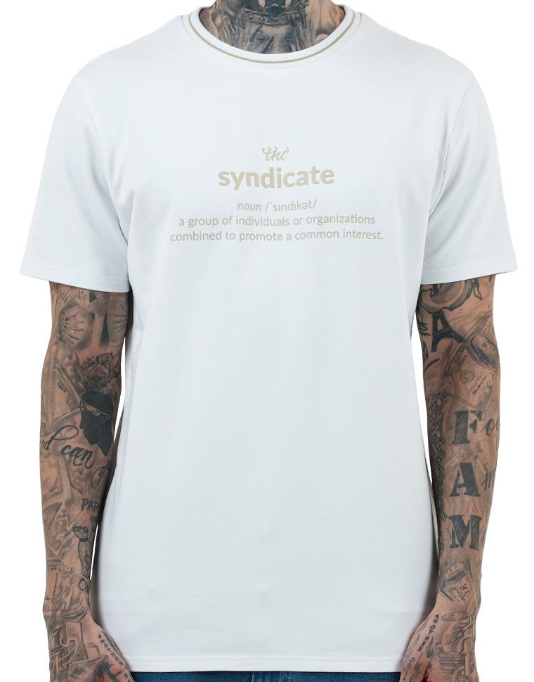 THE HIDEOUT CLOTHING Dawn of a Syndicate Tee THC-DA-SW-WHITE - Karmaloop