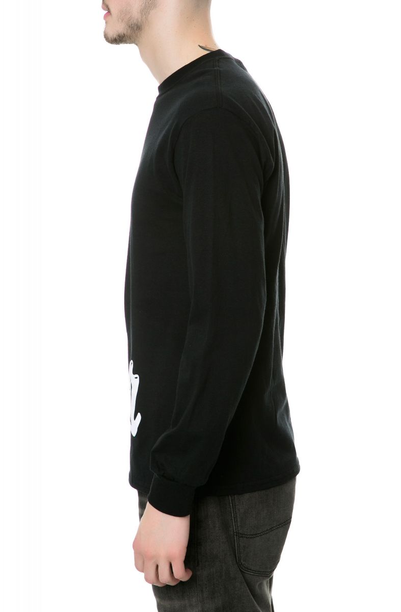KILL BRAND The Killer Cursive LS Tee in Black KIBM-CURSIVE-LSTEE-BLK ...