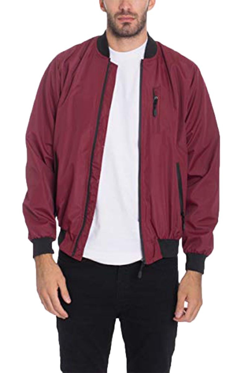 WEIV Dimple Bomber Jacket 6060-BUR - Karmaloop