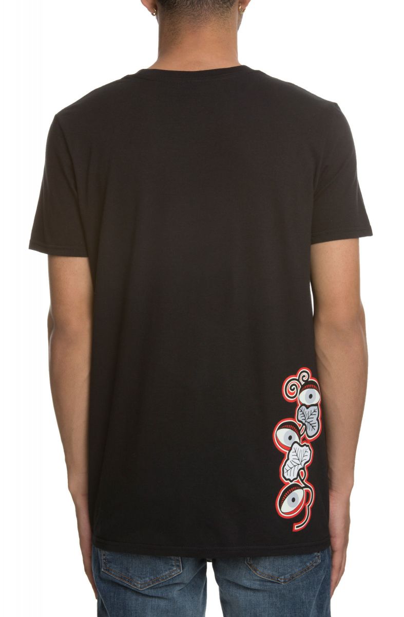 PINK DOLPHIN The Psych Promo Tee in Black OH11711PPBL - Karmaloop