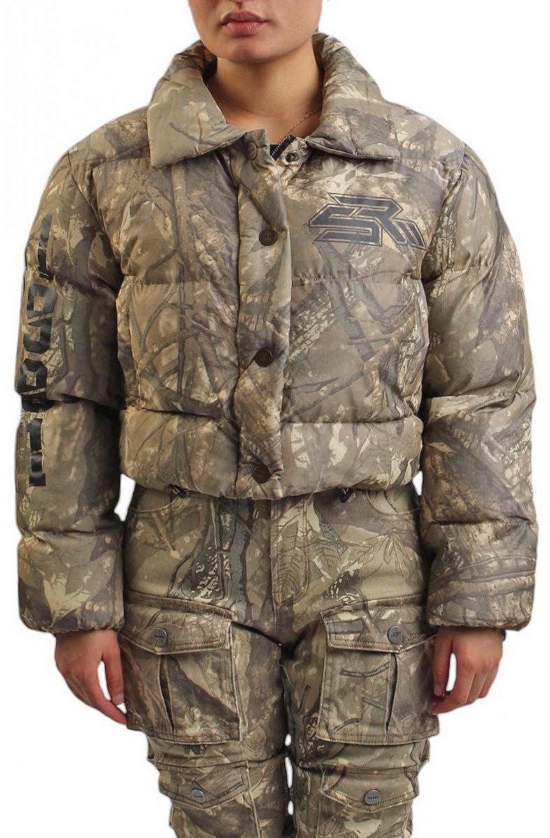 SMOKE RISE Patched Puffer Jacket AJ24981-CAMO - Karmaloop