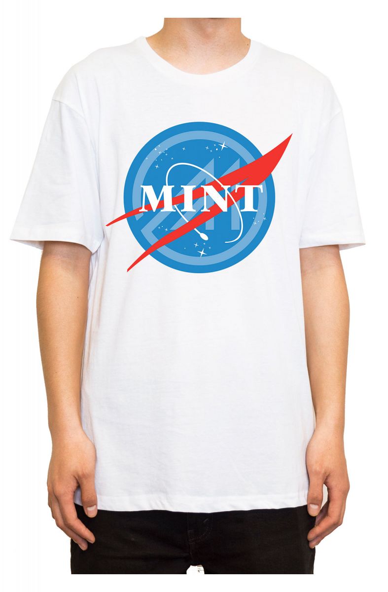 MINT Mint Space Tee White MTNSA-WT - Karmaloop