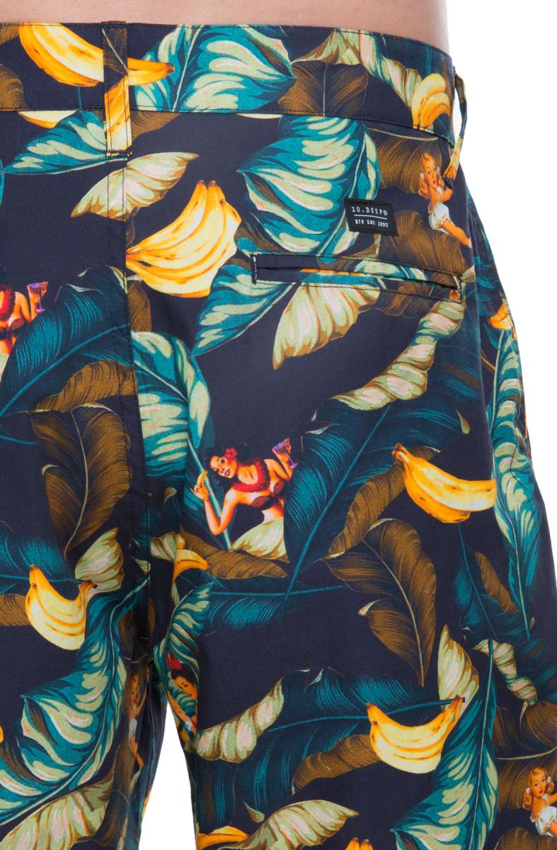 10 DEEP 10 Deep XXX USA Banana Girls Shorts in Black 181TD1423-BLK ...