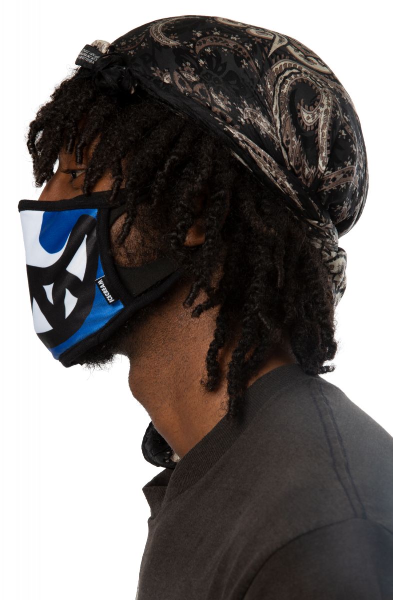 ICE CREAM Grim Face Mask in Blue 401-0800BLU - Karmaloop