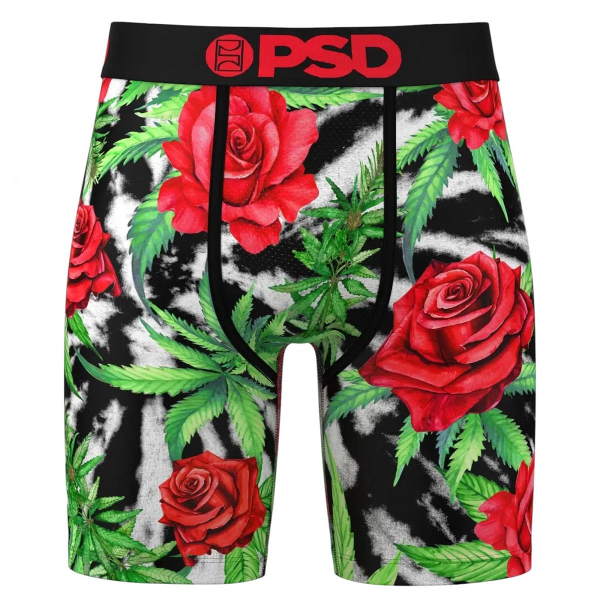 PSD UNDERWEAR Red Rose Buds Boxer Briefs 224180036 - Karmaloop
