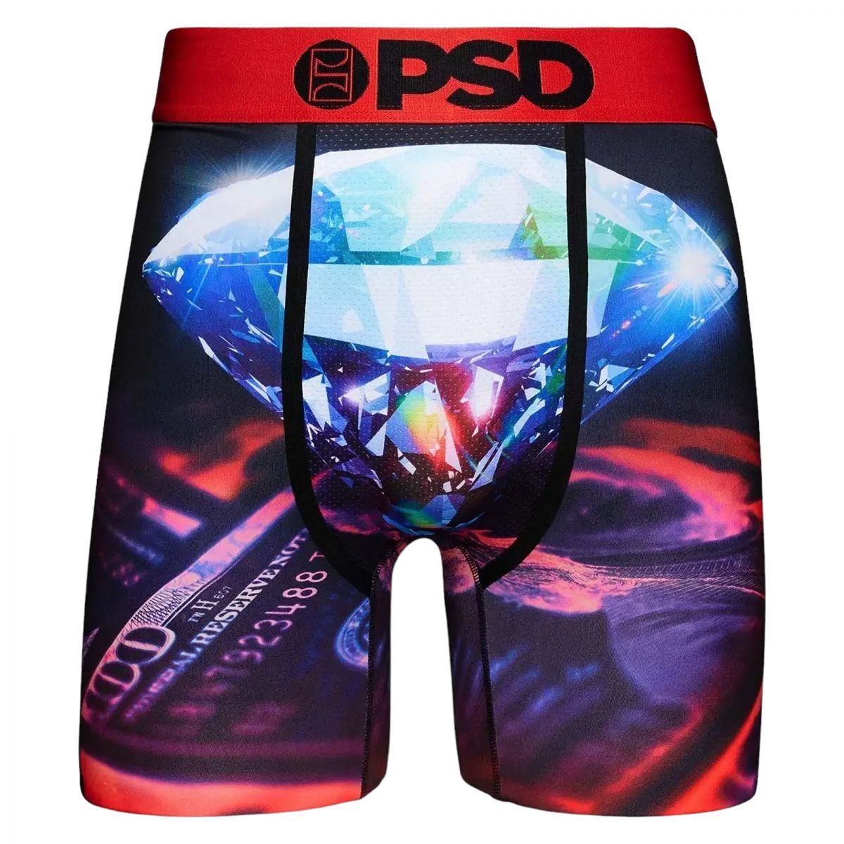 PSD UNDERWEAR Red Diamond BONES Boxer Briefs 123180050 - Karmaloop