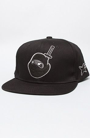 ROCKSMITH The Head Ninja Snapback Cap in Black 24RS0807-BLK - PLNDR