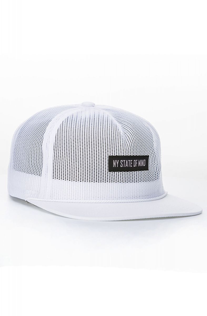 NY STATE OF MIND Banner Logo Mesh Snapback NYSM-0000059 - Karmaloop