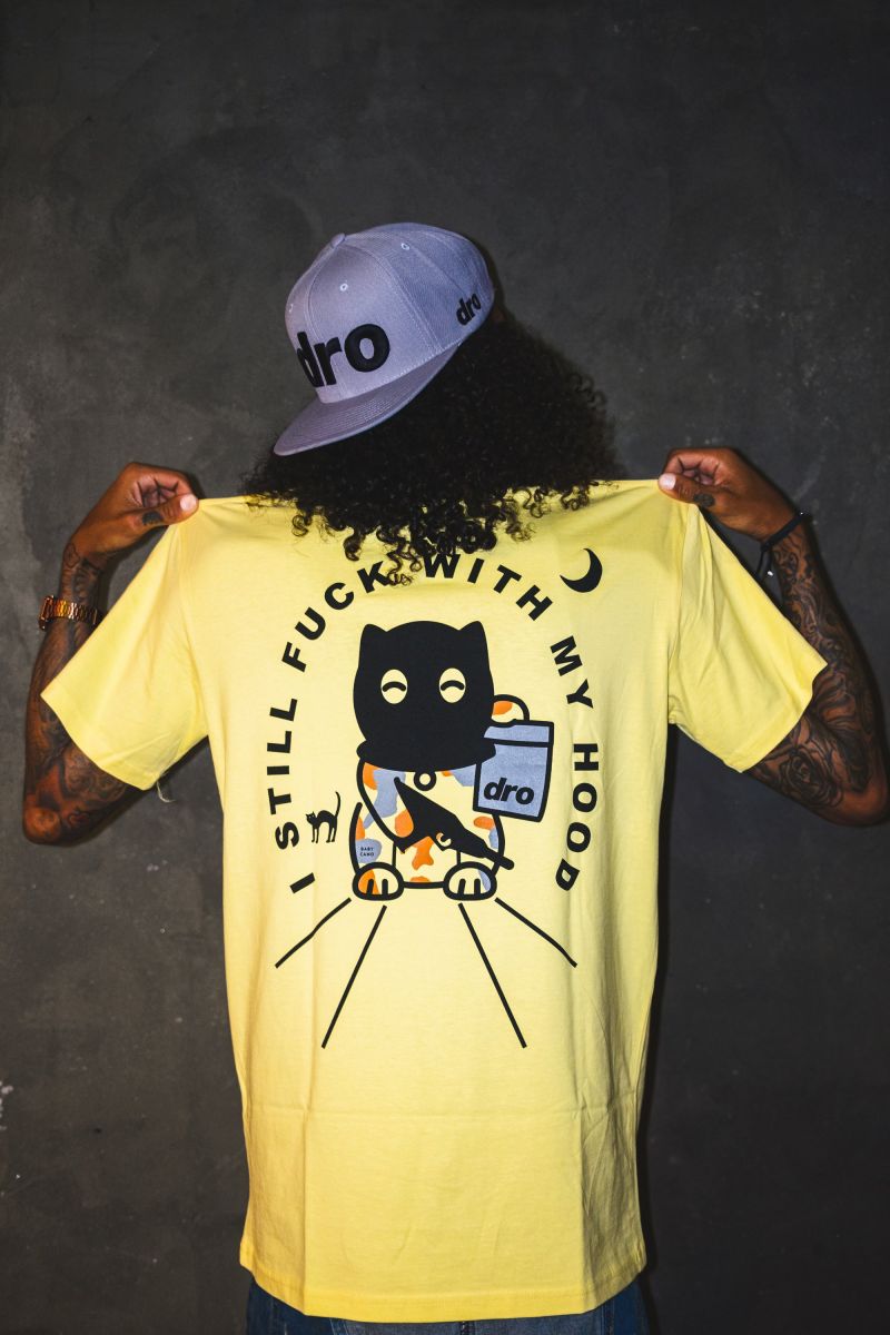 DRO Silver Snapback - Black Logo -4C7518-SILVER - Karmaloop