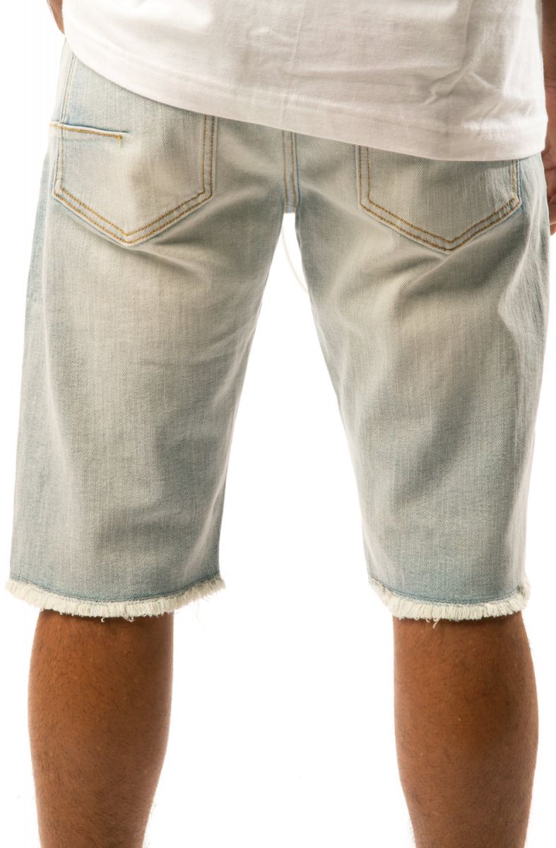 Lifted Anchors Aphex Puff Print Denim Shorts Lasp221 48 Karmaloop