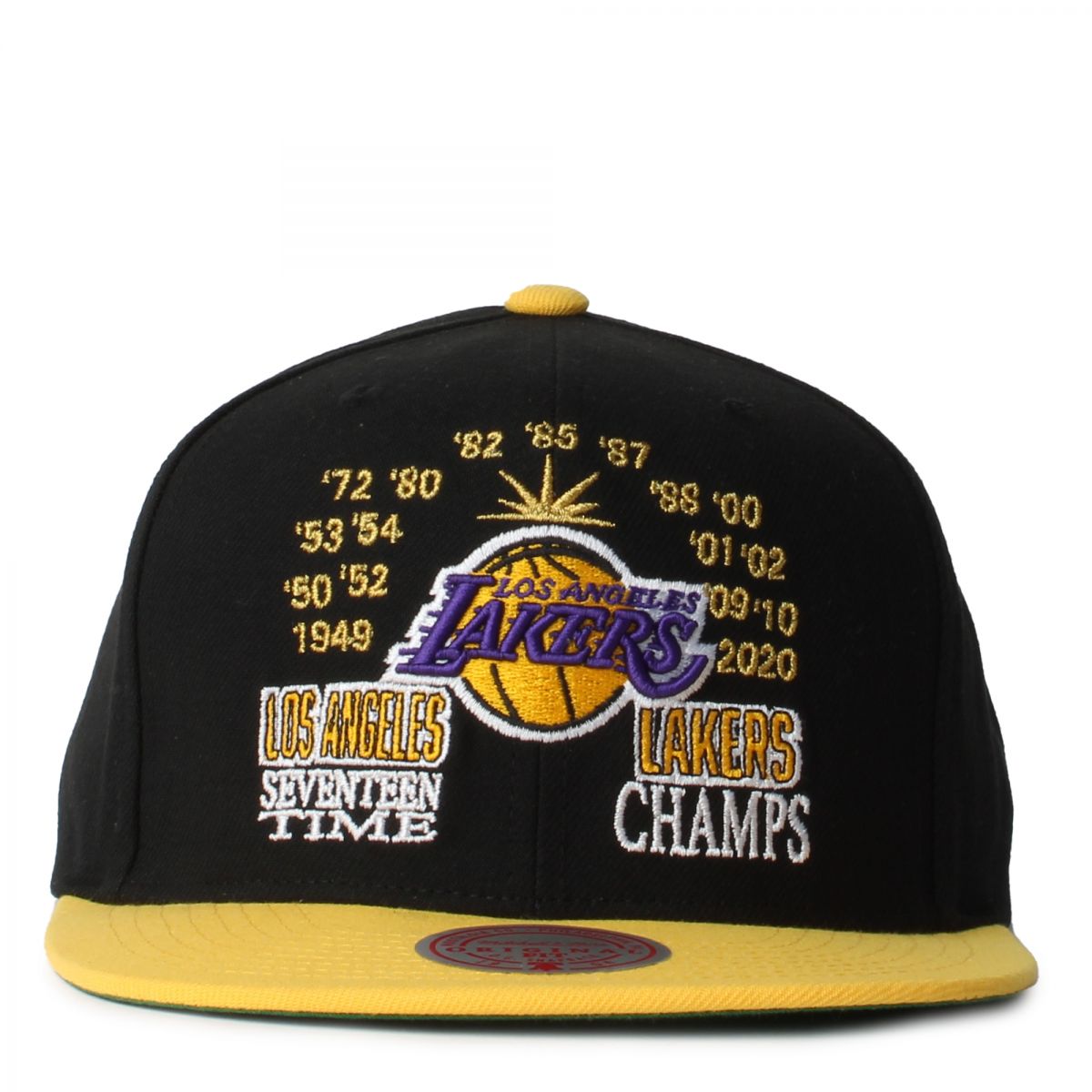 MITCHELL & NESS Lakers Champ Snapback HHSS6269-LALYYPPPBLCK - Karmaloop