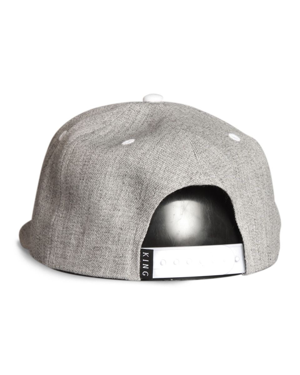KING APPAREL Manor Snapback Cap - Stone Grey AW21-MCST-OS - Karmaloop