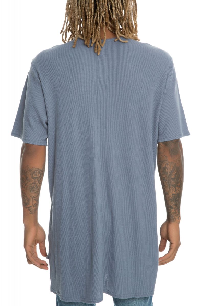 ELWOOD The SS CF Seam Dual Hem Thermal Tee in Slate EMT022819-SLT ...