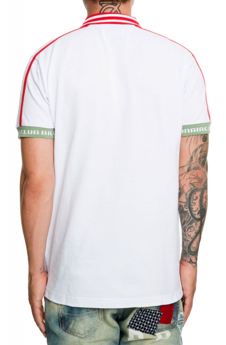 BILLIONAIRE BOYS CLUB The Scout Polo in Bleach White 881-2310-WHT ...