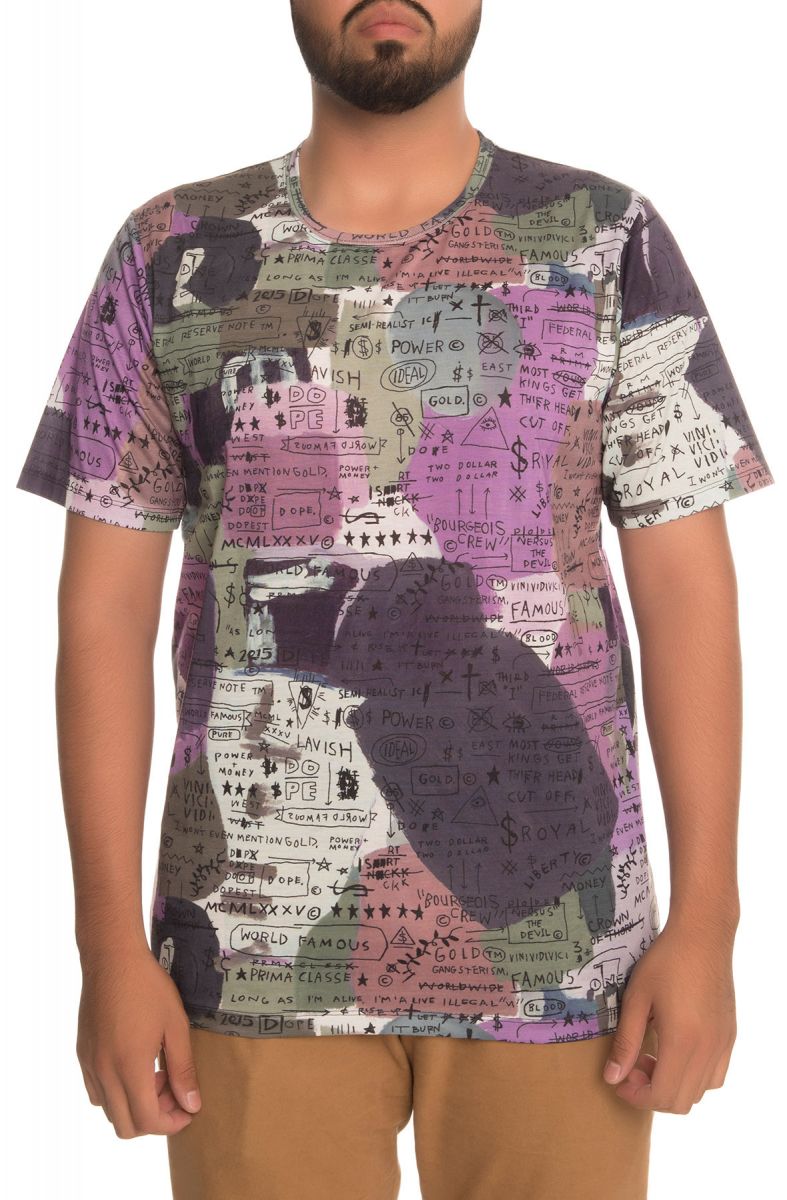 DOPE The Cryptic Camo Tee in Purple Multi D0815-T114-PLM - Karmaloop