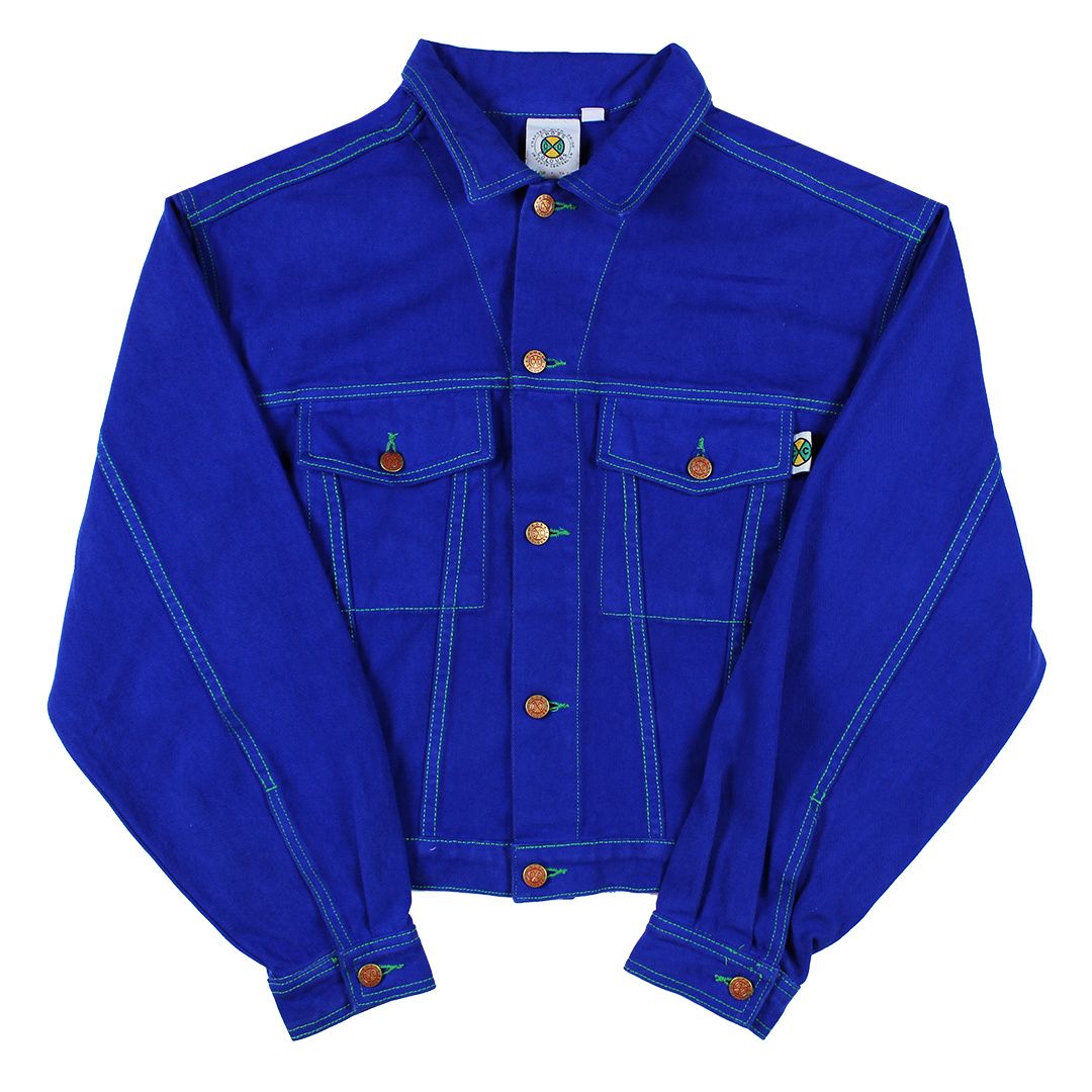 CROSS COLOURS Classic Drop Shoulder Jacket - Cobalt Blue C60026-BLU ...