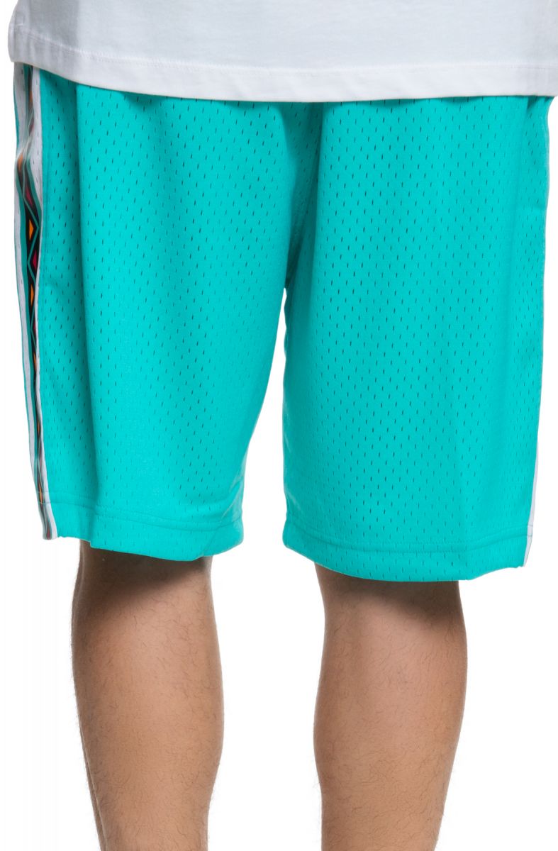 MITCHELL & NESS All-Star Pattern Shorts SHORSC19004-ASGTEAL96 - Karmaloop