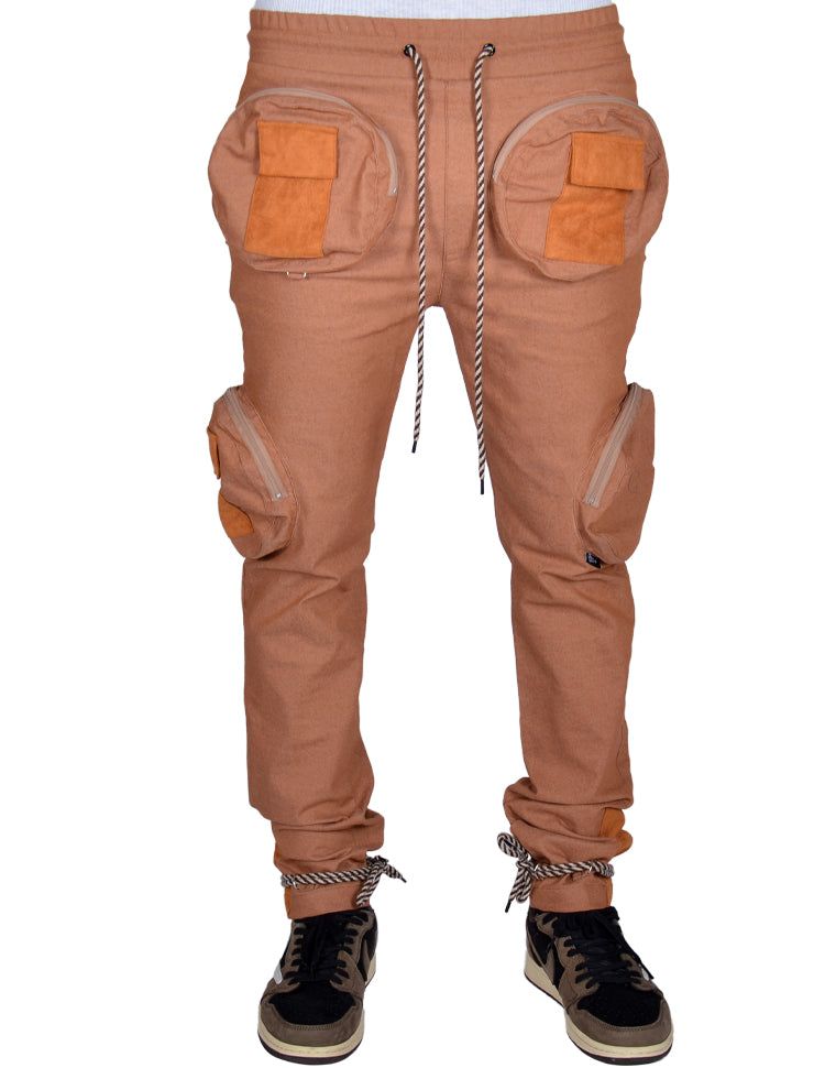 HIDEOUT + Soul Round Pocket Cargo Pants Joggers HDTCLTHNG-E74718 ...